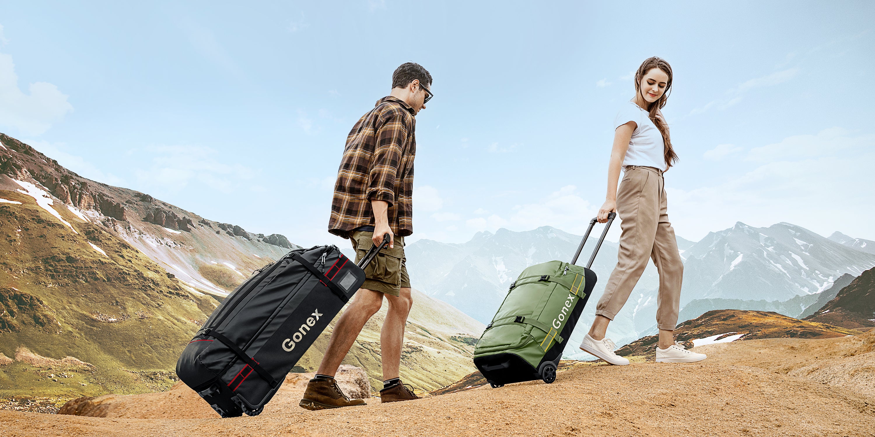 Gonex Packable Travel Duffle Bags | Rolling Duffle Bags | Canvas Bags
