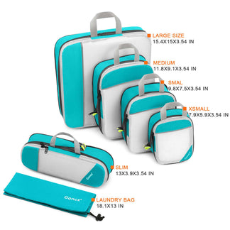 Gonex Compression Packing Cubes | Extensible Storage Mesh Organizers