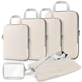 Gonex Compression Packing Cubes with Clear Toiletry Bag