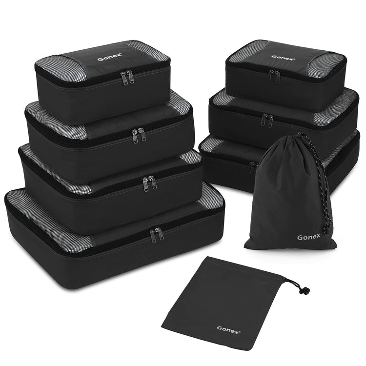 Gonex Compression Packing Cubes for Travel | Luggage Cubes for Packing