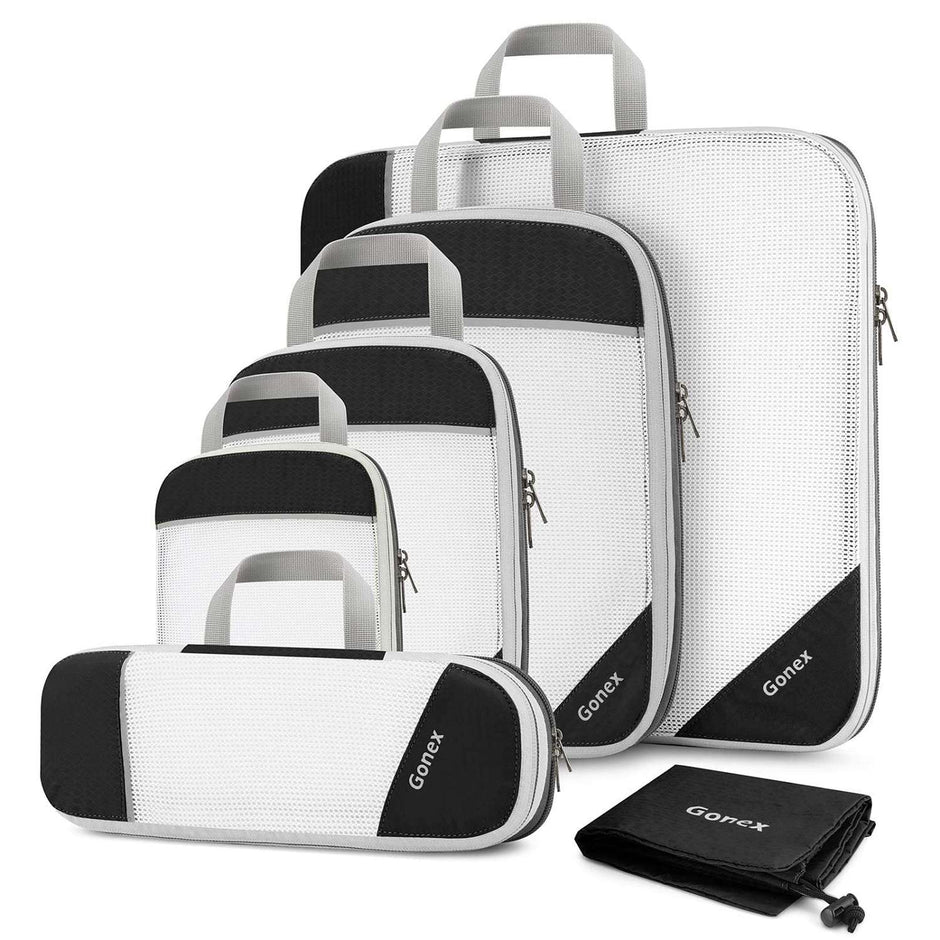 Gonex Compression Packing Cubes for Travel | Luggage Cubes for Packing