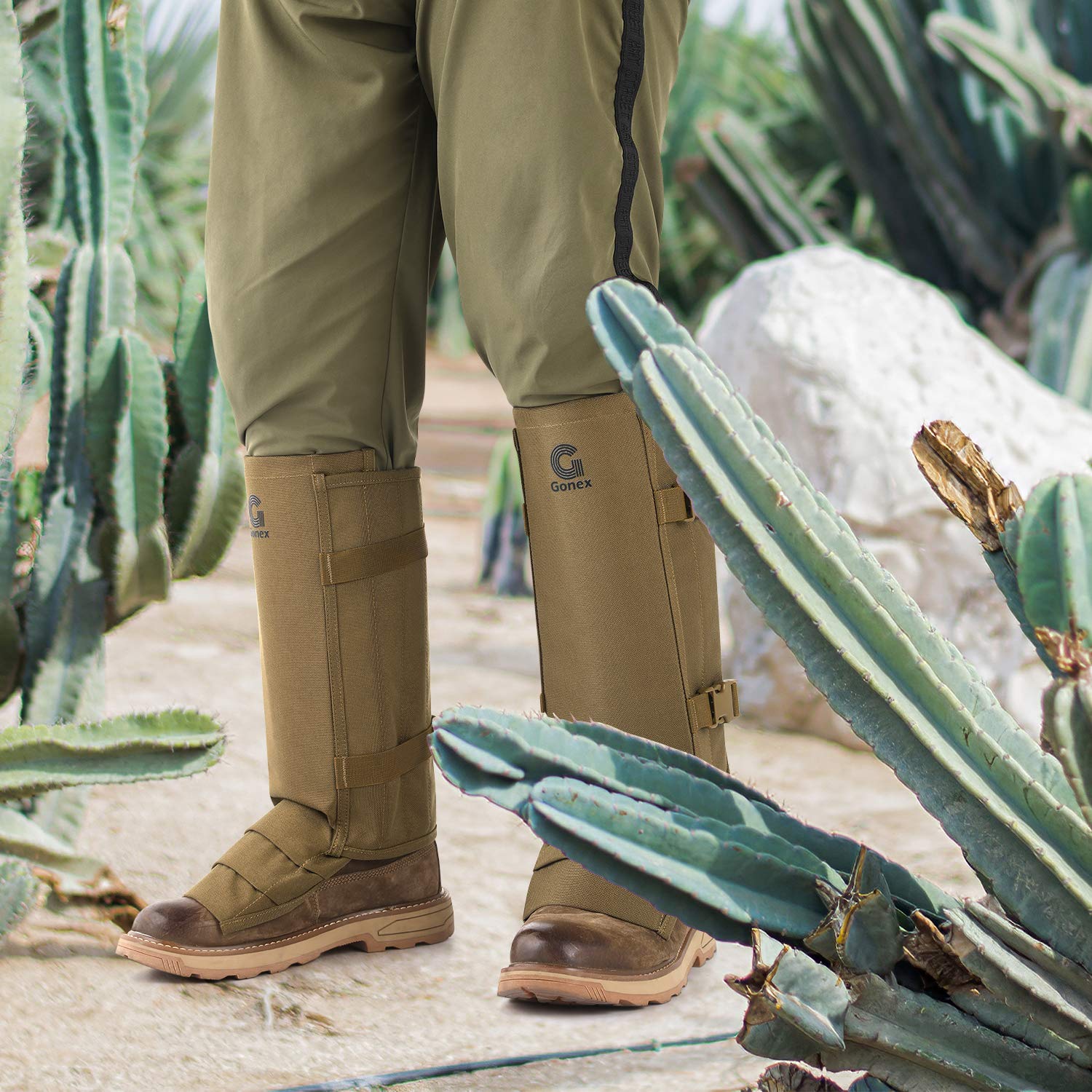 Gonex Snake Gaiters | Snake Proof Chaps for Hunting and Hiking