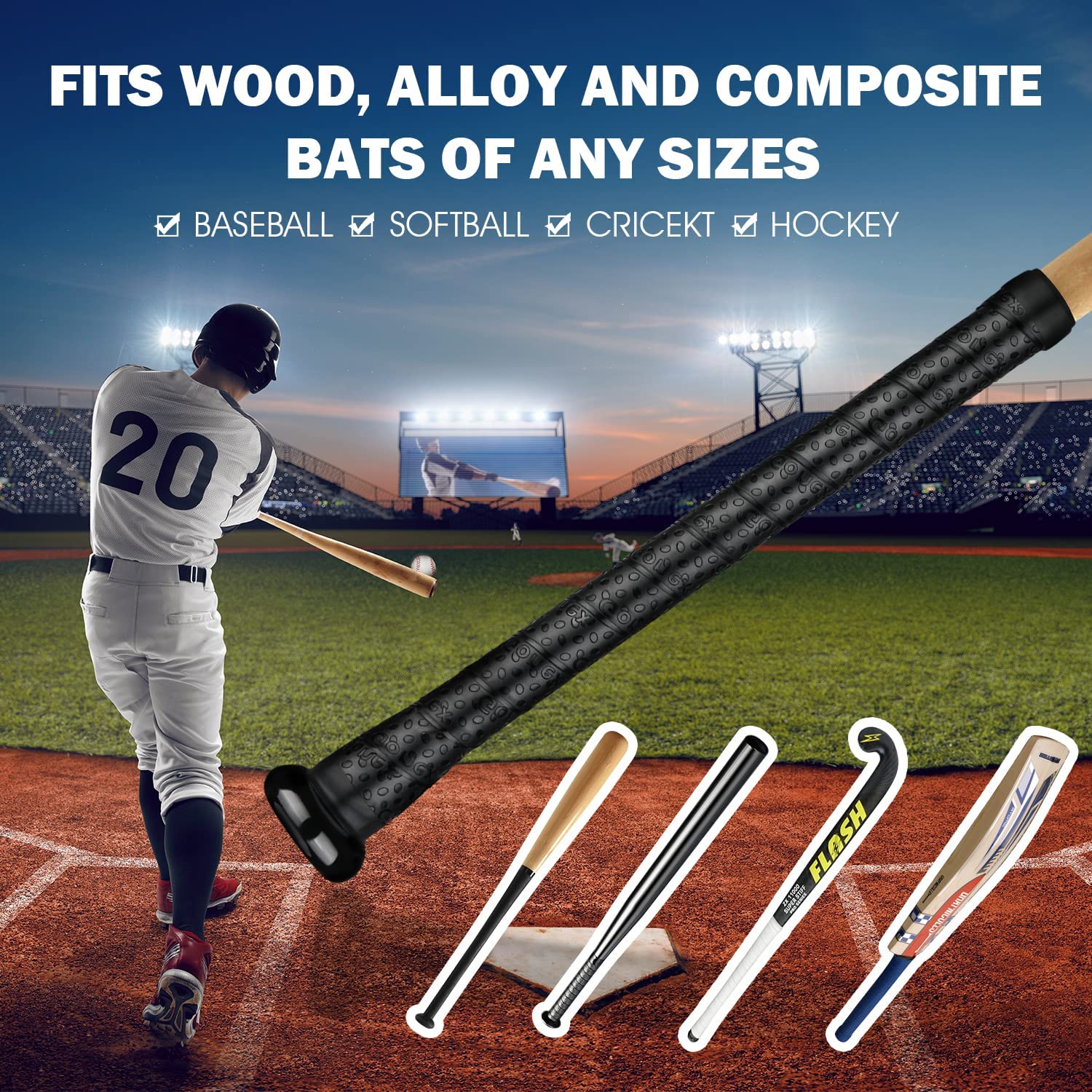 Gonex Baseball Bat Grip Tape